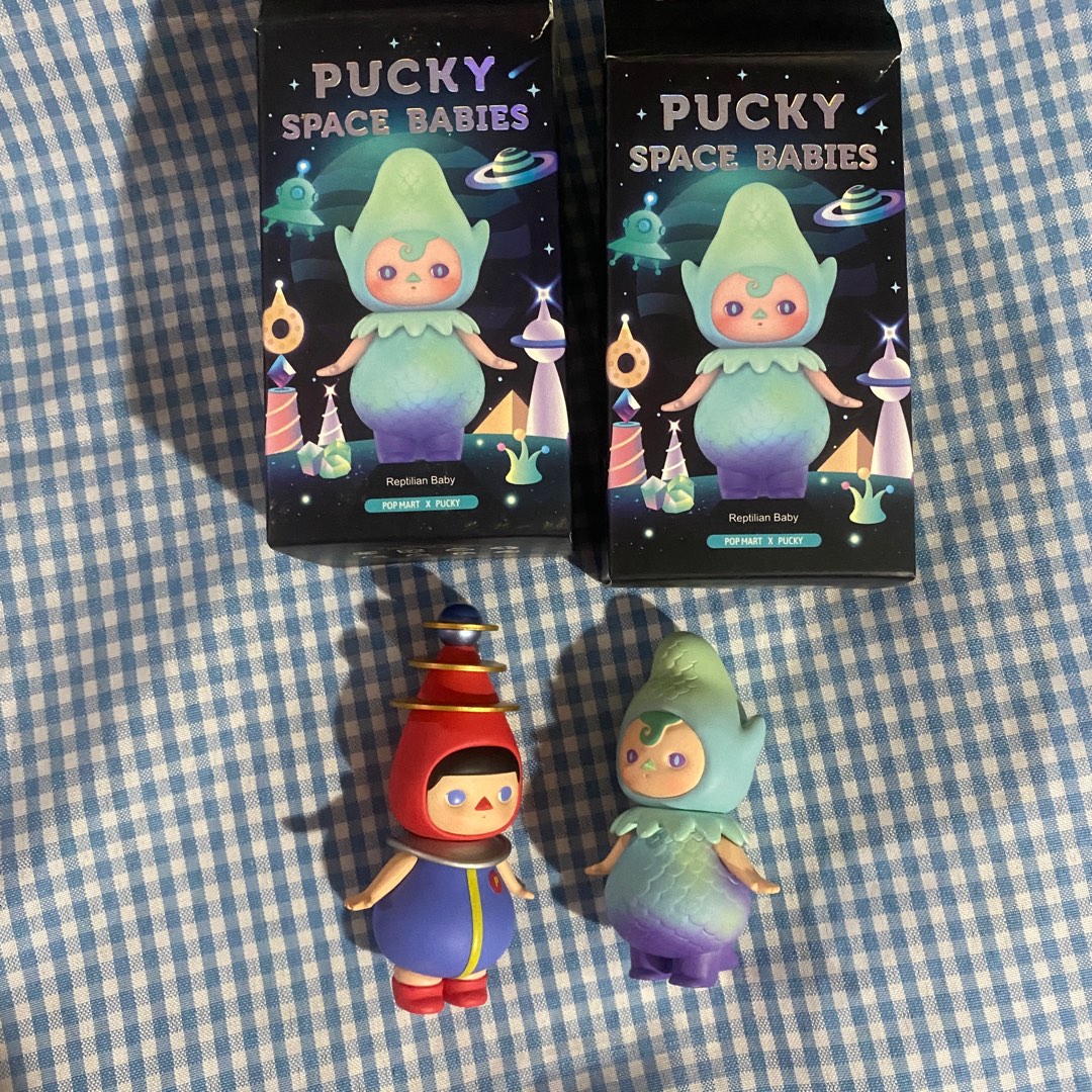 Popmart Pucky Space Babies (Unsealed), Hobbies & Toys, Toys & Games on ...