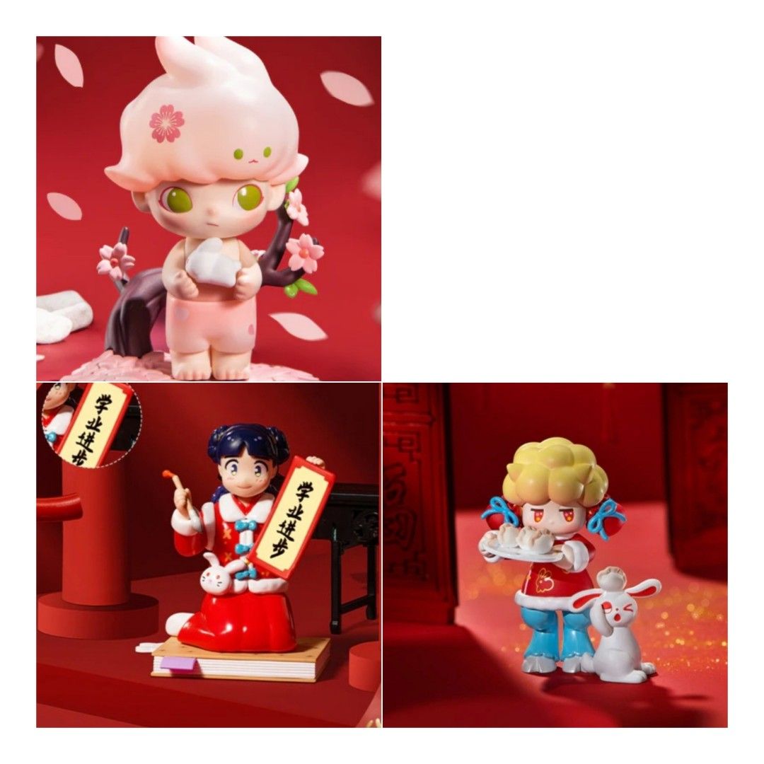 Popmart Three Two One Happy Chinese New Year, Hobbies & Toys, Toys ...