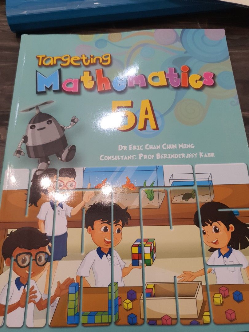 Primary 5A and 5B Targeting Mathematics textbook, Hobbies & Toys, Books ...