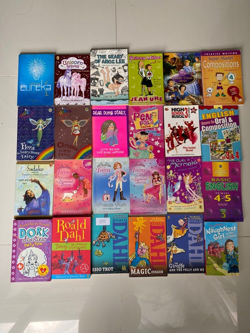 Primary school books (Eureka, Roald Dahl, Rainbow Magic, Guid blyton ...