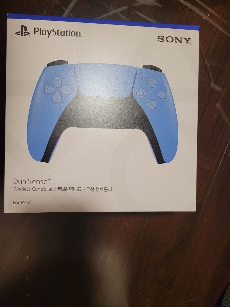 PS5 Blue Controller, Video Gaming, Gaming Accessories, Controllers on ...