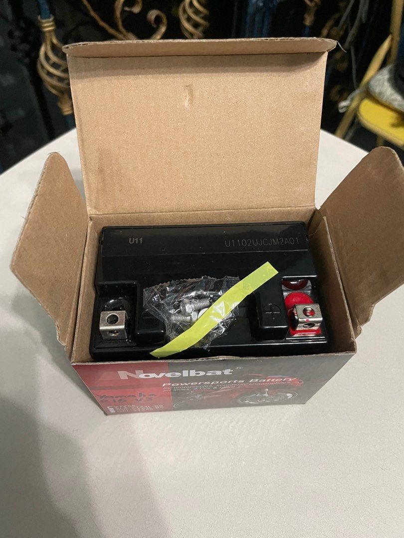 R15 V3 Battery (Novelbat), Motorcycles, Motorcycle Accessories on Carousell