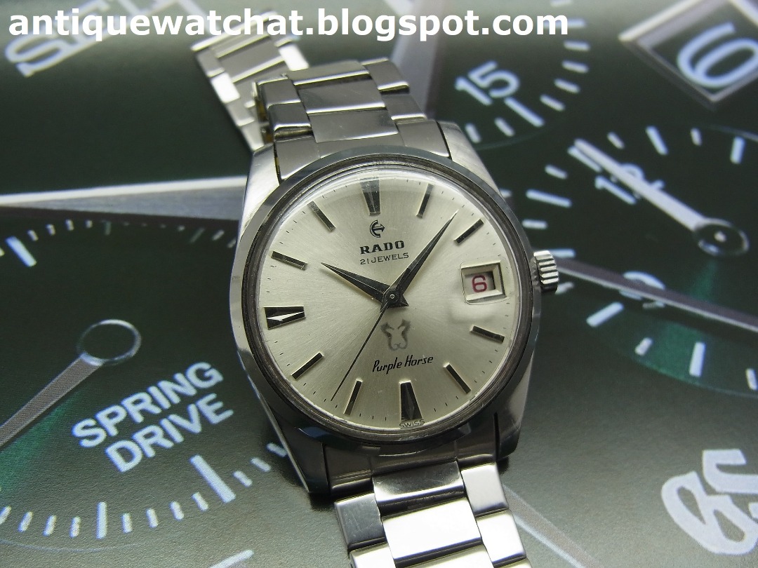 RADO PURPLE HORSE 21 JEWELS HAND WINDING, Luxury, Watches on Carousell