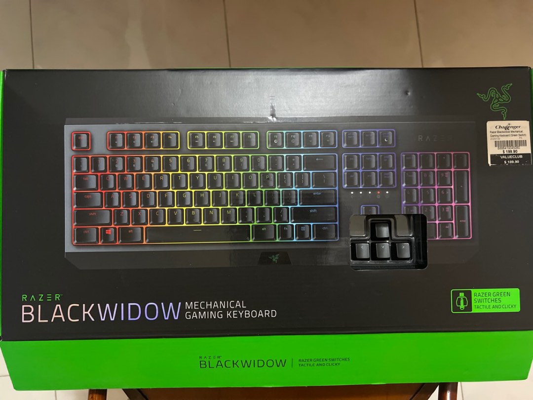 Razer Black Widow Mechanical Gaming Keyboard, Computers & Tech, Parts ...