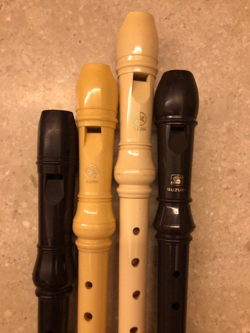 Recorders - 3 Yamaha & 1 Suzuki, Hobbies & Toys, Music & Media, Musical ...