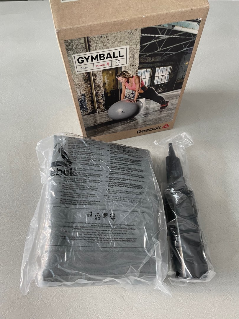 Reebok Gym Ball, Sports Equipment, Exercise & Fitness, Cardio & Fitness ...