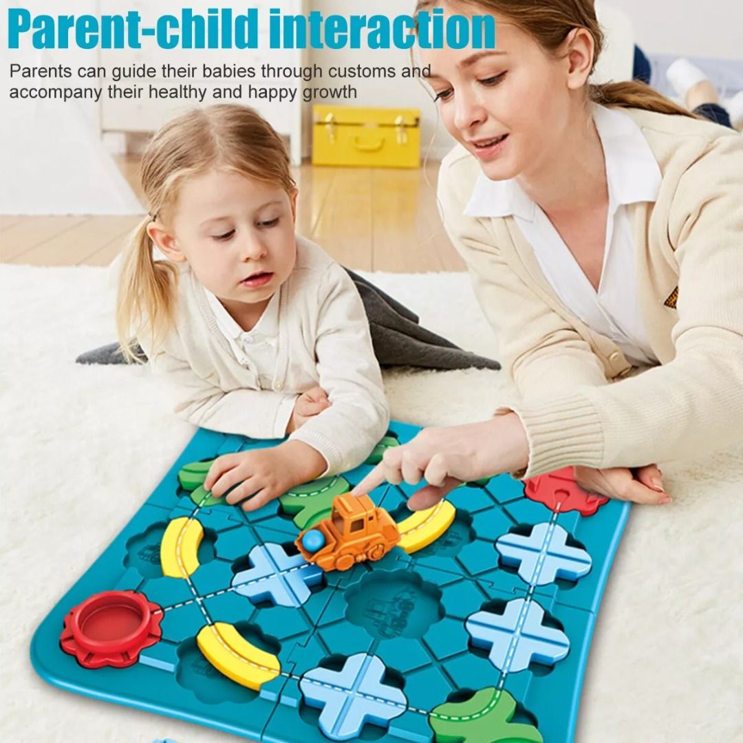 Road-building Maze Children Thinking Training Puzzle Toys Logic Board ...
