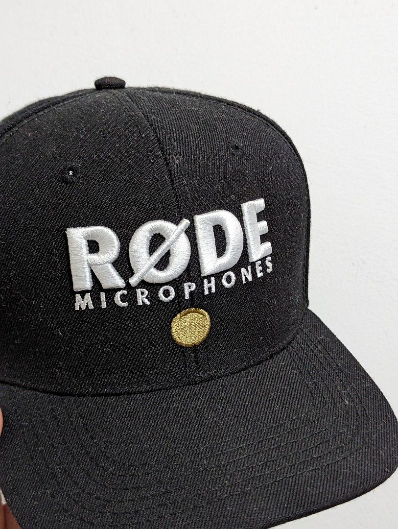 Rode microphone cap black, Men's Fashion, Watches & Accessories, Caps & Hats on Carousell