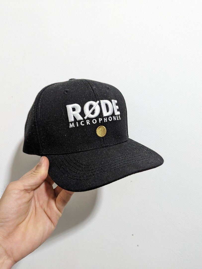 Rode microphone cap black, Men's Fashion, Watches & Accessories, Caps & Hats on Carousell