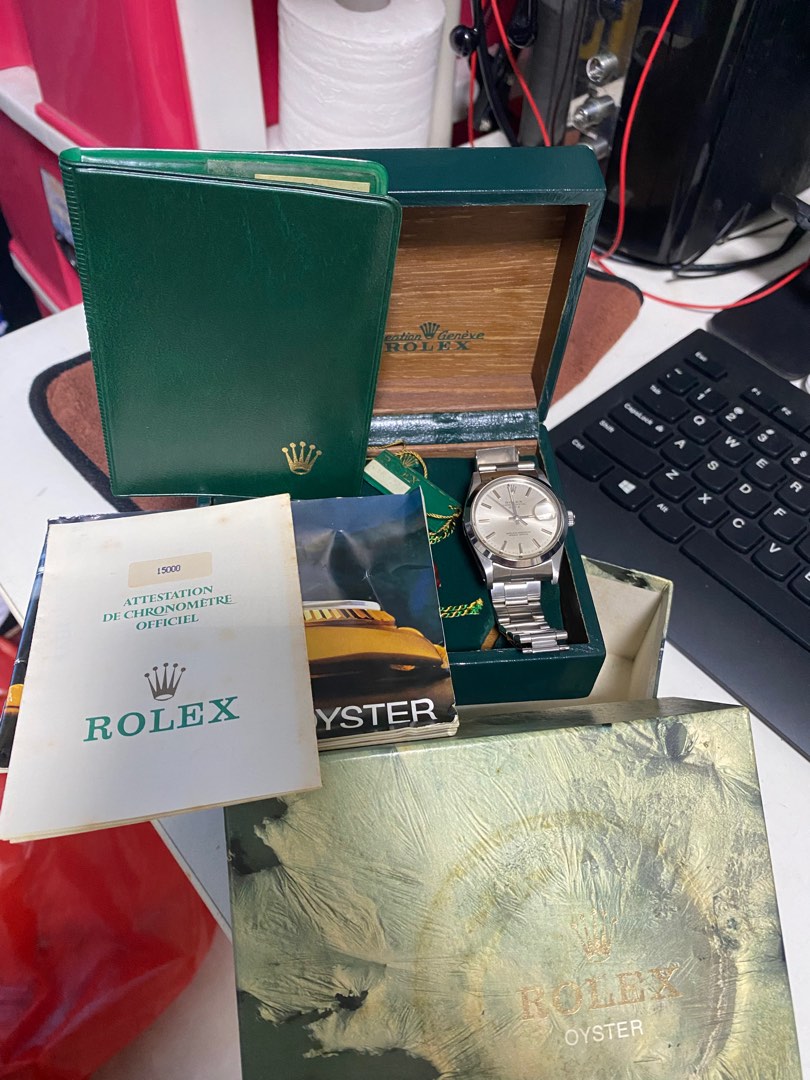 Rolex 15000 full box set, Luxury, Watches on Carousell