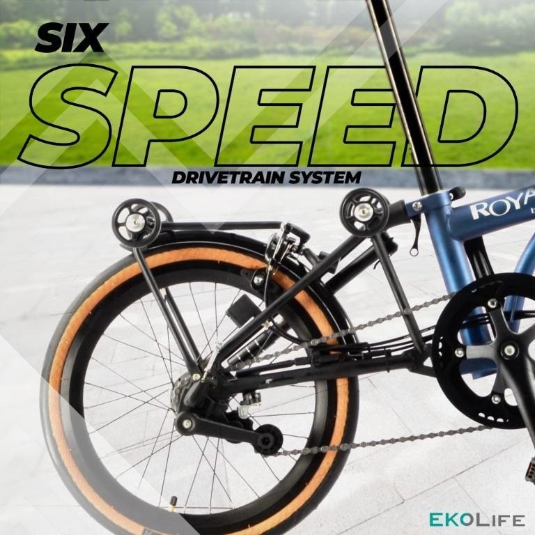 Cny Stock Clearance Promo!! Royale Foldable Bicycle Folding Bike | 6 ...