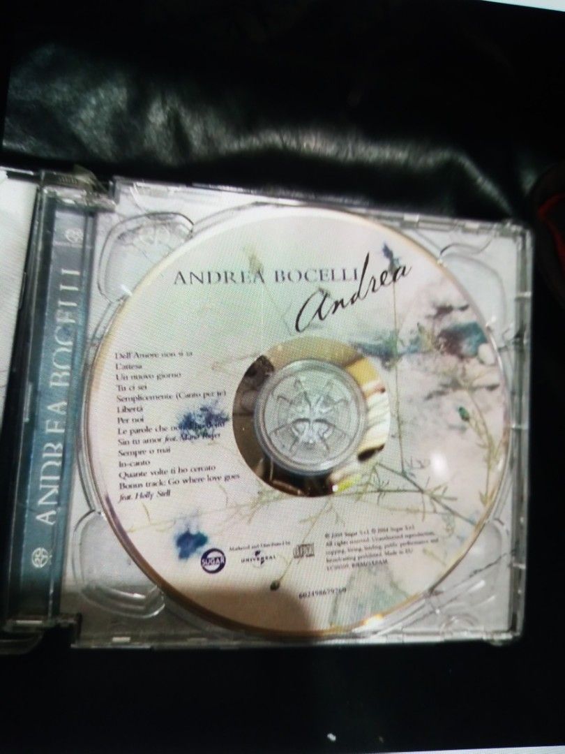 SACD Andrea Bocelli [Andrea] CD 2004 Made in EU ++, 興趣及遊戲, 音樂、樂器 & 配件 ...
