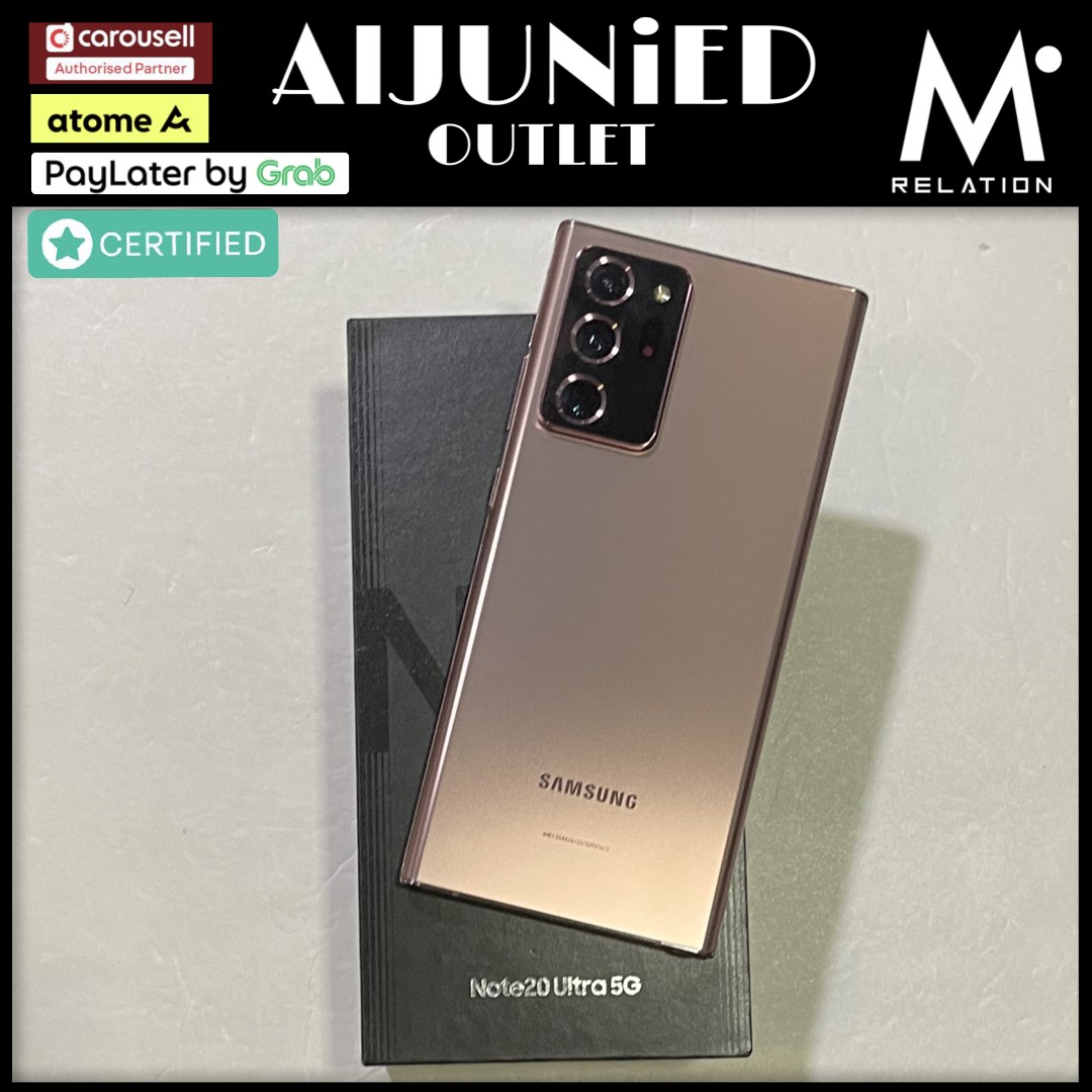 Samsung Galaxy Note 20 Ultra 5G 12/256GB Mystic Bronze #1723, Mobile ...