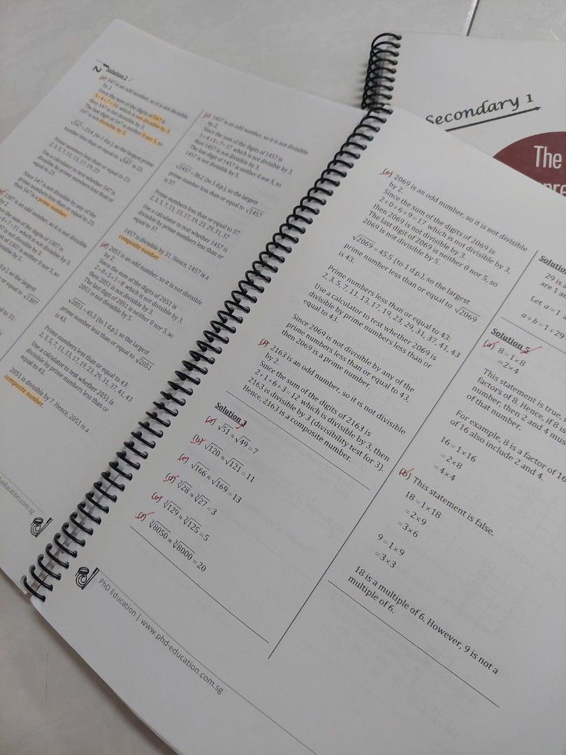 Secondary 1 The most comprehensive Mathematics Exam Package PhD ...