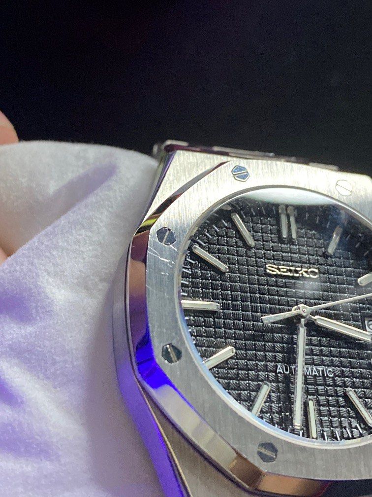 Seiko Oak Mod AP Royal Oak mod, Men's Fashion, Watches & Accessories ...