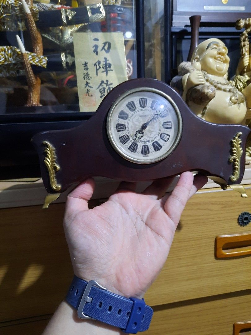 Seiko table clock, Furniture & Home Living, Home Decor, Clocks on Carousell