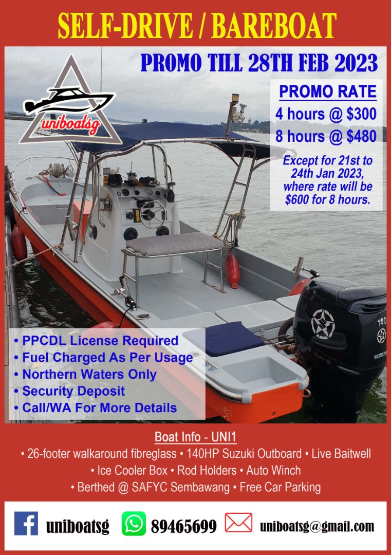SELF-DRIVE / BAREBOAT *Promo Till 28 Feb 2023 ( SAFYC ), Sports ...
