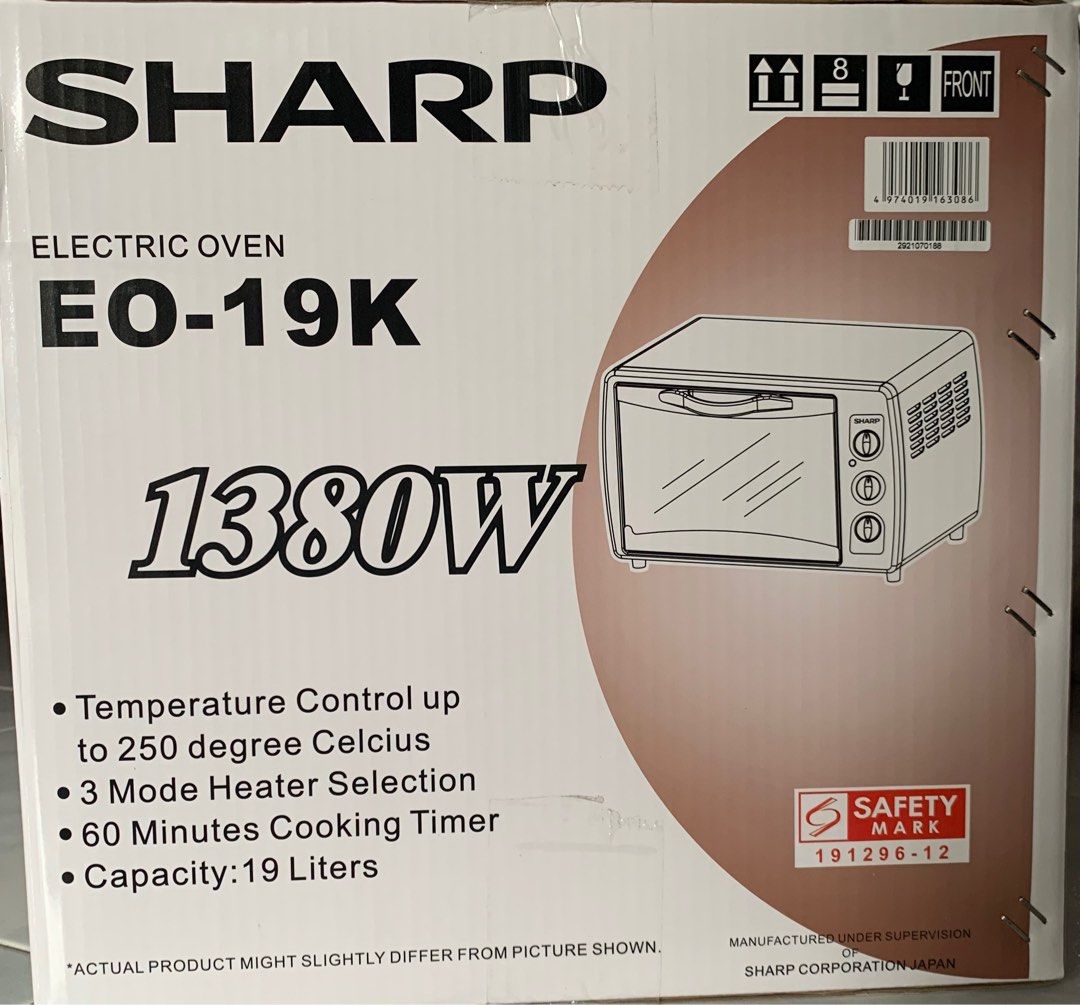 Sharp Electric Oven (EO-19K), TV & Home Appliances, Kitchen Appliances ...