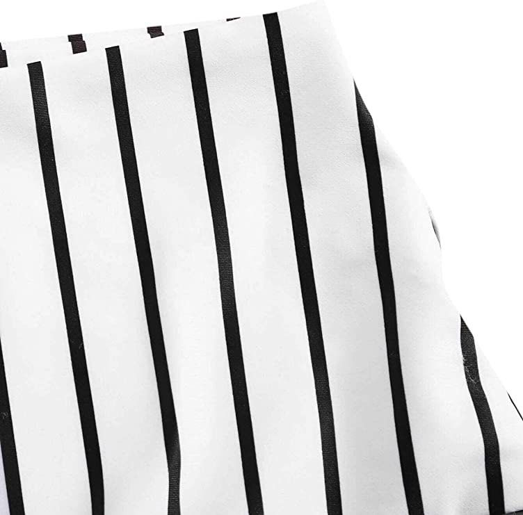 Shein Curve 0XL Plus Size Vertical Stripes Highwaist Bikini OXL, Women ...