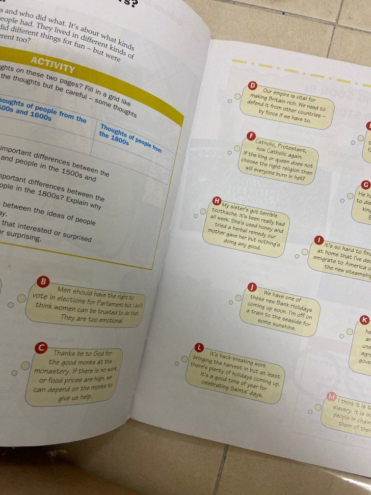 SHP History Year 8 textbook, Hobbies & Toys, Books & Magazines ...