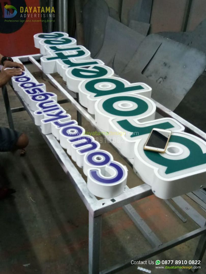 Signage Neon Box dan Huruf Timbul Murah, Desain & Kerajinan Tangan ...