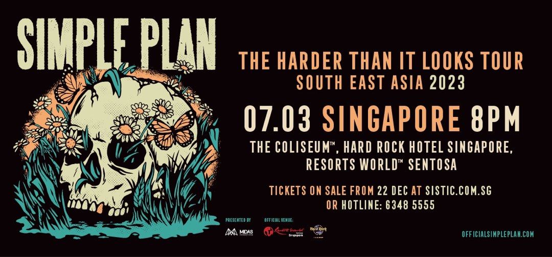 simple plan concert tickets, Tickets & Vouchers, Event Tickets on Carousell