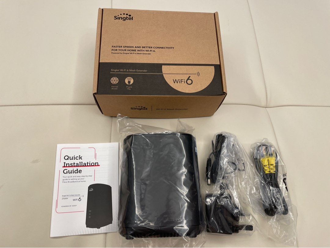 Singtel WiFi 6 Mesh Extender, Computers & Tech, Office & Business ...