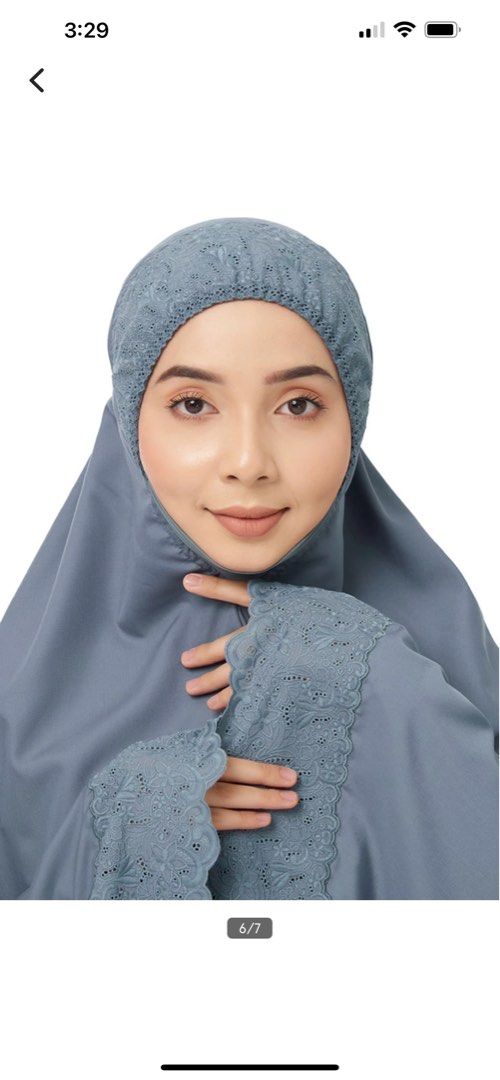 Siti khadijah telekung 100%, Women's Fashion, Muslimah Fashion, Prayer Sets on Carousell