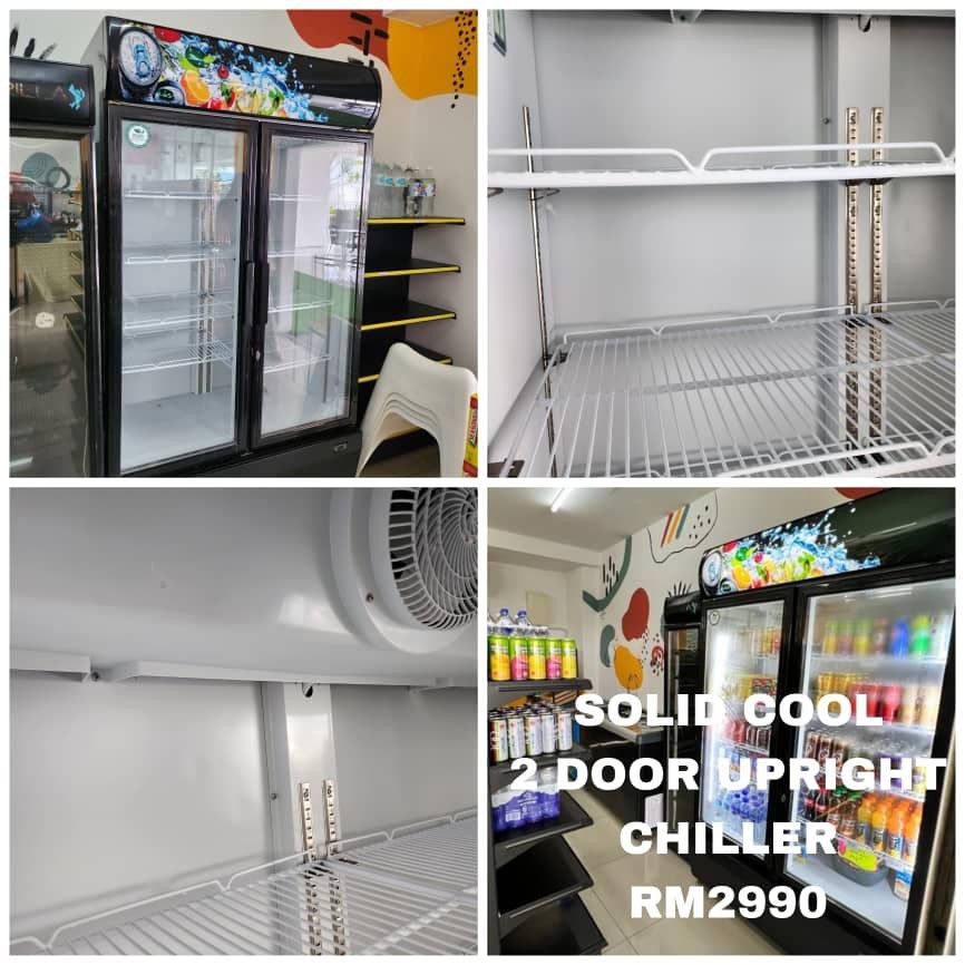 Solid Cool 2 Door Chiller, TV & Home Appliances, Kitchen Appliances ...