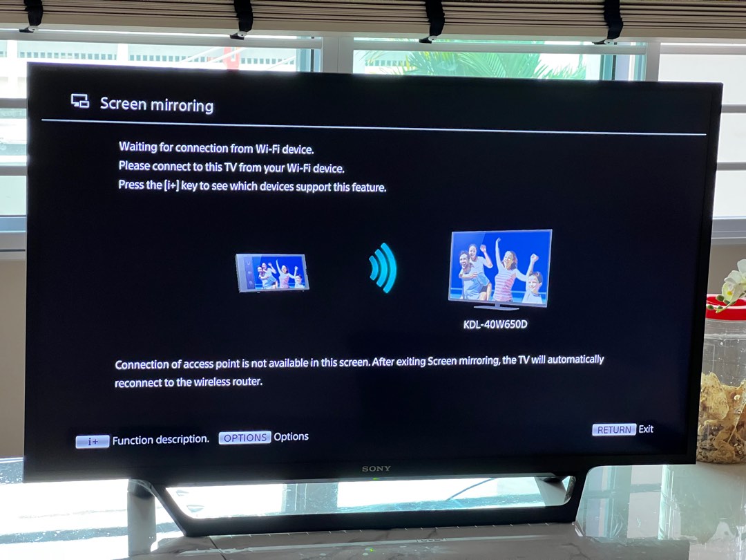 Sony 40" KDL-40W650D Full HD Smart TV With Remote, TV & Home Appliances ...