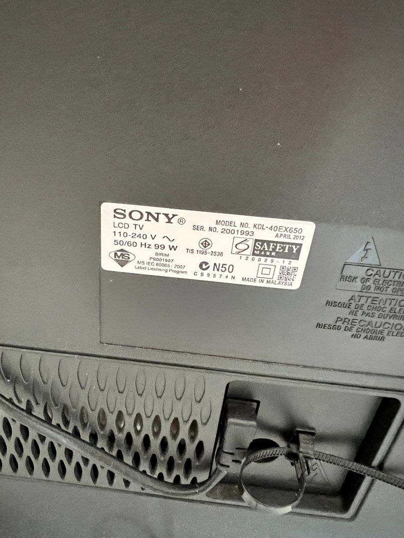 Sony Bravia 40 Inch Full HD TV, TV & Home Appliances, TV ...