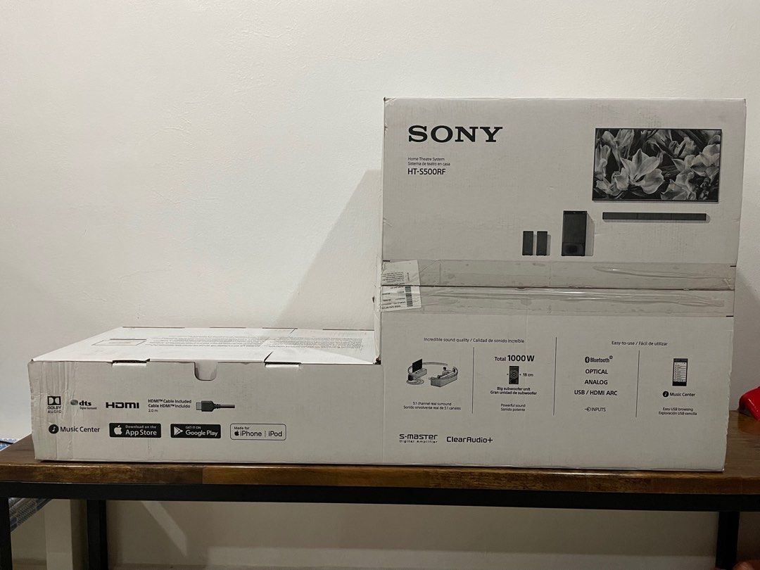 Sony Soundbar - HT-S500RF, TV & Home Appliances, TV & Entertainment ...