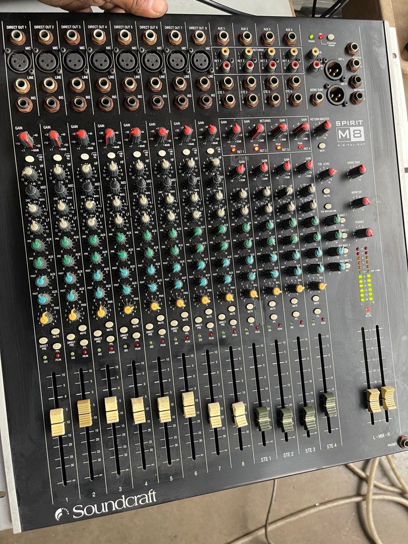 SOUNDCRAFT SPIRIT M8 mixer, Audio, Soundbars, Speakers & Amplifiers on ...
