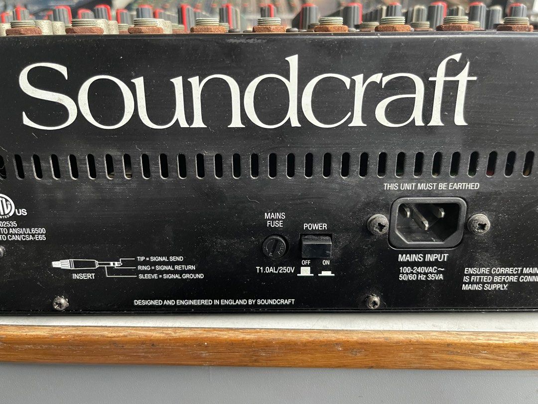 SOUNDCRAFT SPIRIT M8 mixer, Audio, Soundbars, Speakers & Amplifiers on ...