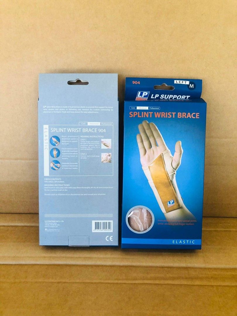 Splint Wrist Brace, Health & Nutrition, Medical Supplies & Tools on ...
