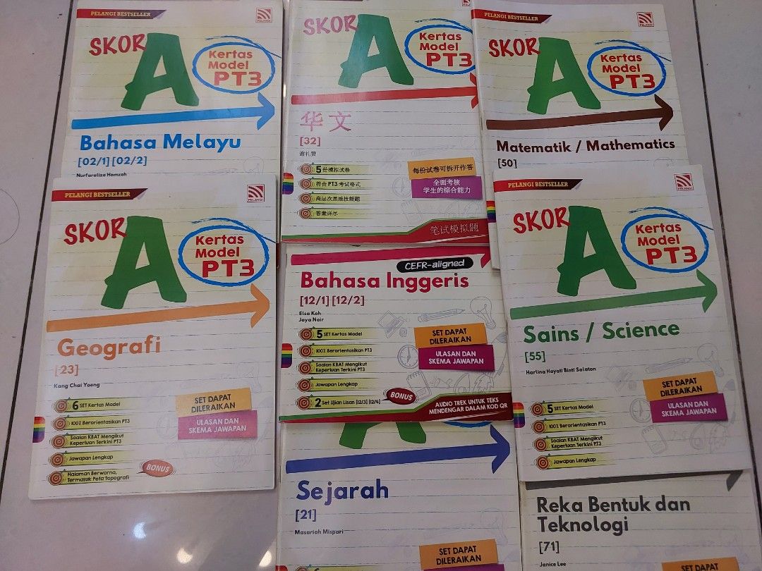 SPM Textbook PT3 + Kertas Model PT3, Hobbies & Toys, Books & Magazines ...