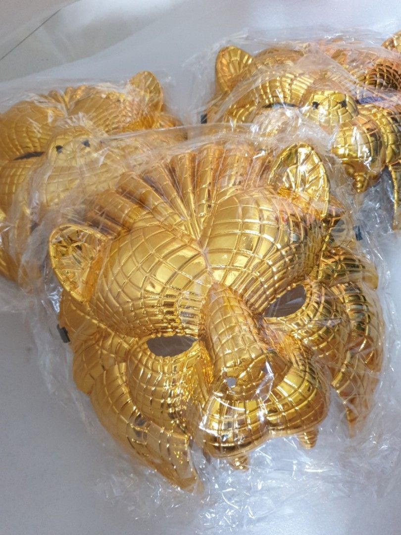 Squid Game Vip Mask Gold Lion Mask Nft Netflix Theme Costume Play D And D