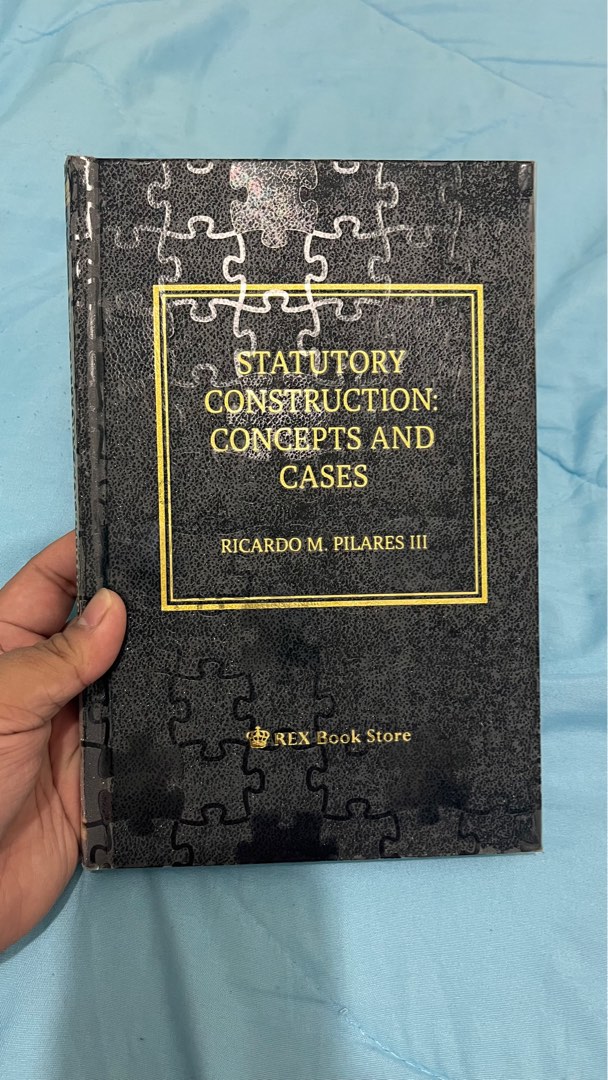 Statutory Construction (Pilares), Hobbies & Toys, Books & Magazines ...