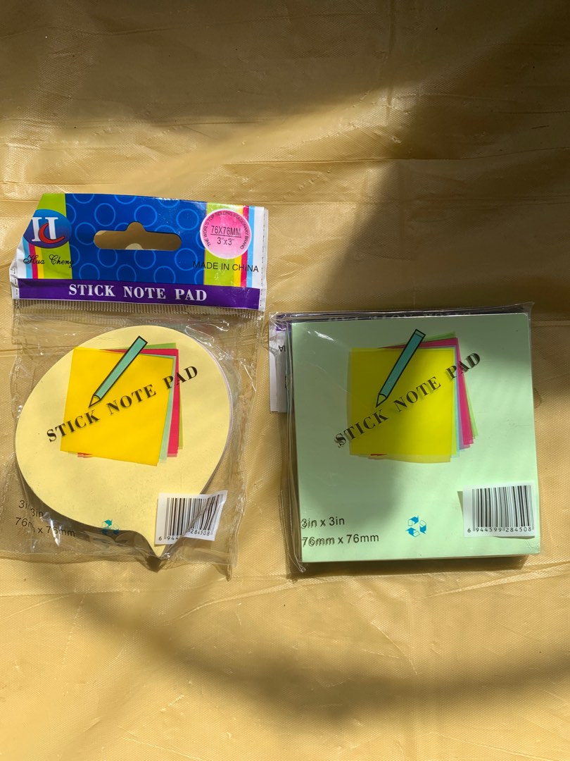 Stick Note Pad, Hobbies & Toys, Stationary & Craft, Stationery & School ...