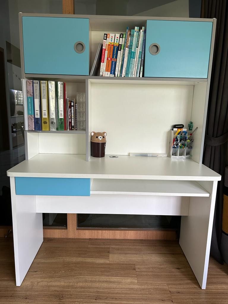 Study Table and side drawers, Furniture & Home Living, Furniture, Other ...