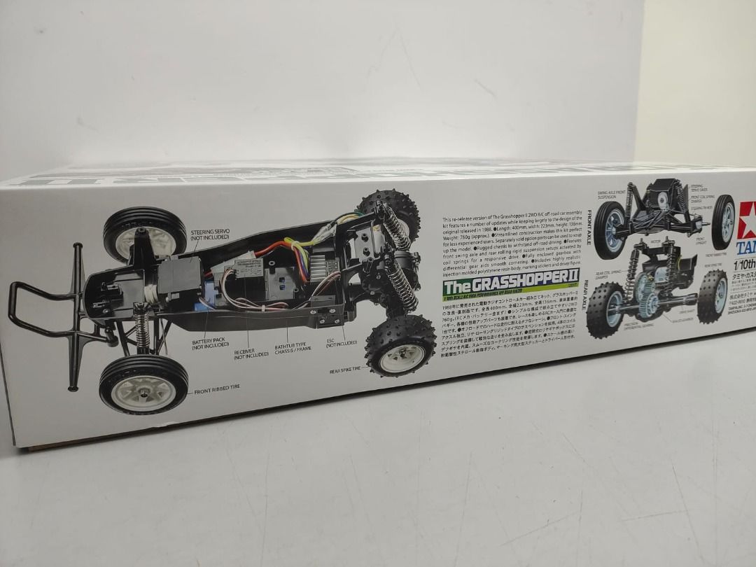 Tamiya 1/10 The Grasshopper II Black Edition (連ESC) 黑色 草蜢 田宮 雙星 全新 現貨 遙控車 特價 47471, 興趣及遊戲, 玩具 ...