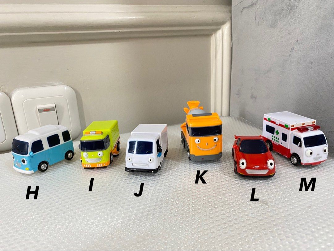 Tayo Play & Minicar set preloved mainan anak bis mobil truk (harga per pc), Bayi & Anak, Mainan ...