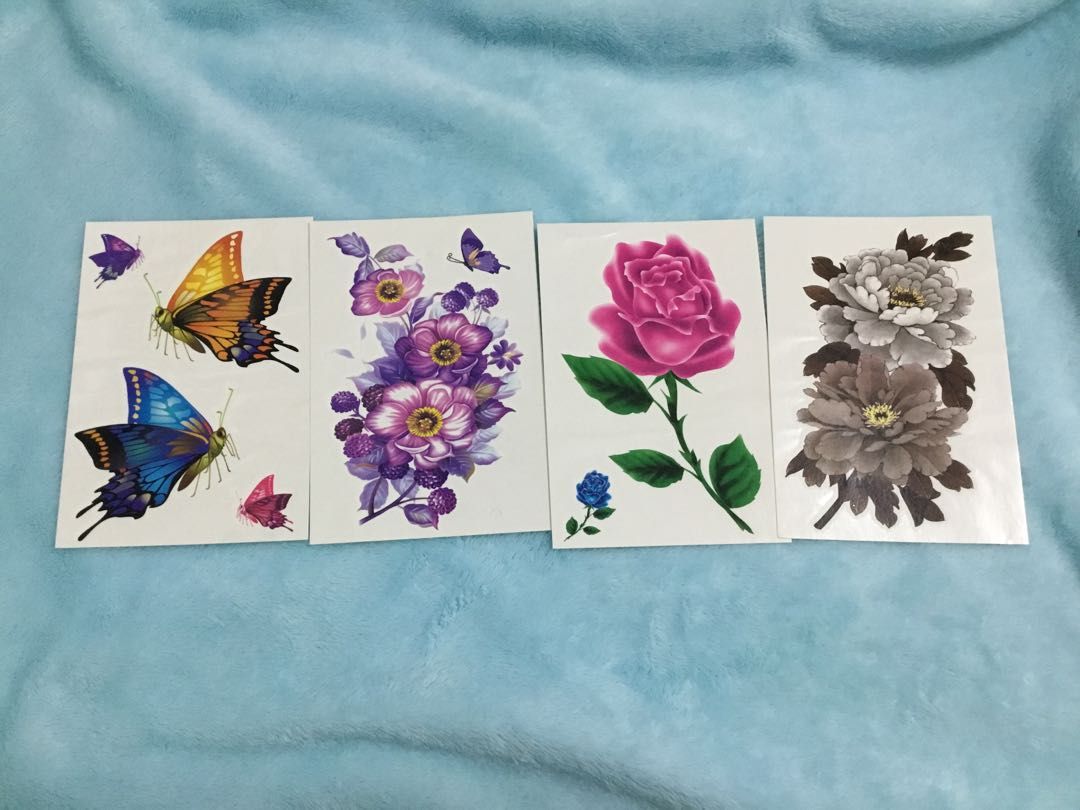 Temporary tattoo stickers, Hobbies & Toys, Stationery & Craft, Art ...