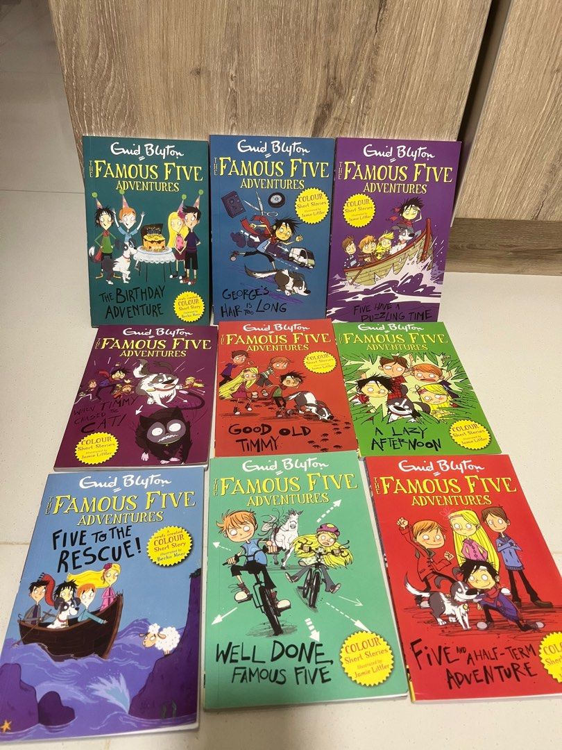 The famous five books set (reserved), Hobbies & Toys, Books & Magazines ...