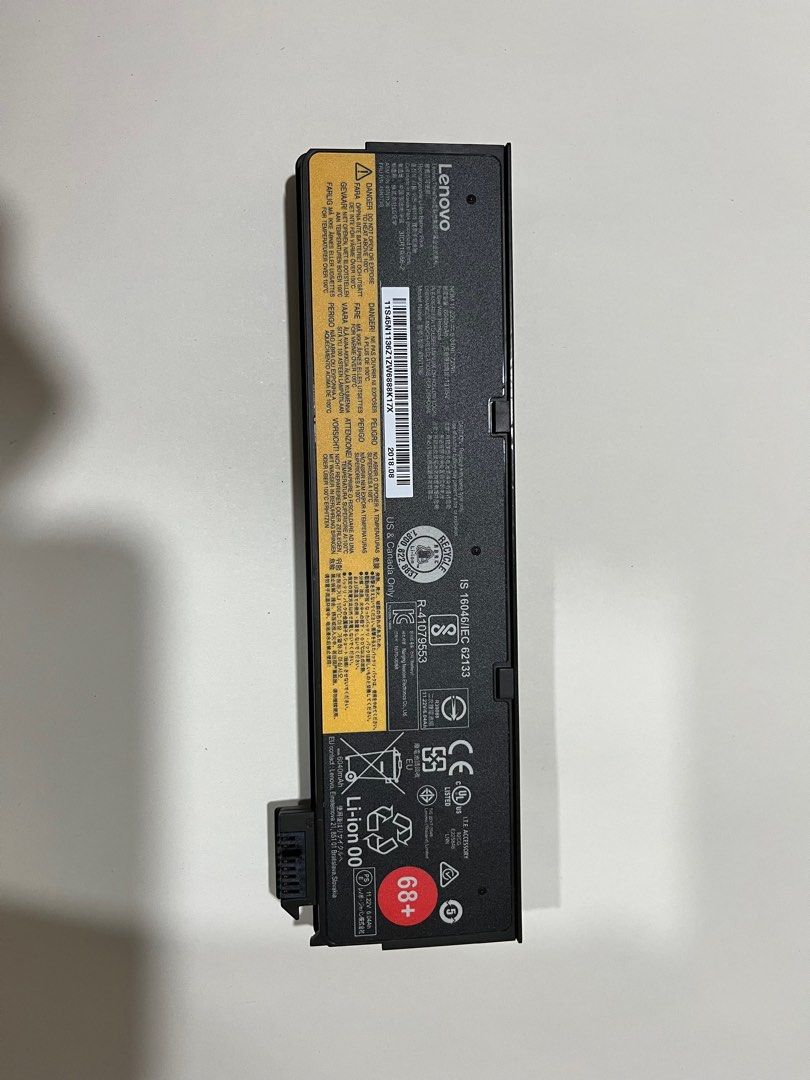 Thinkpad Battery 72wh (45N1738), Computers & Tech, Parts & Accessories ...