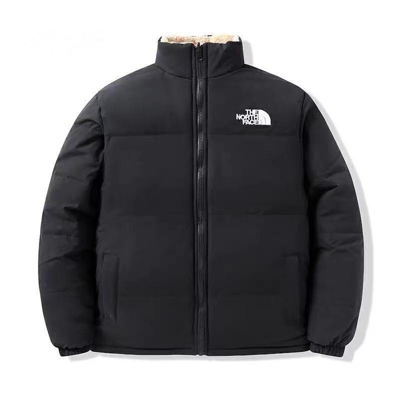 TNF The NorthFace Two Sided Lamb Coat Unisex Warm Stand Collar Down ...