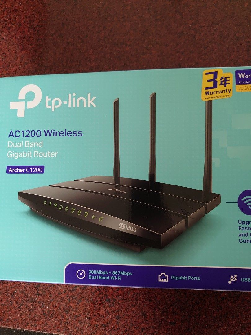 TP link AC1200 wireless router, 電腦＆科技, 電腦周邊及配件, Wifi及上網相關產品 - Carousell