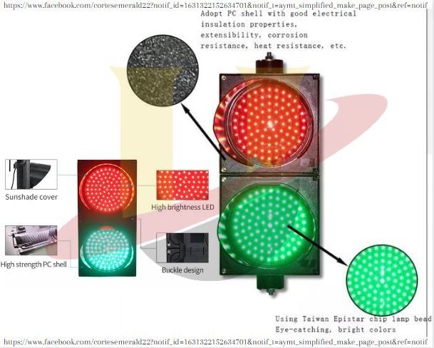 Traffic Signal Led Traffic Light 100mm/200mm/300mm/400mm, Commercial ...