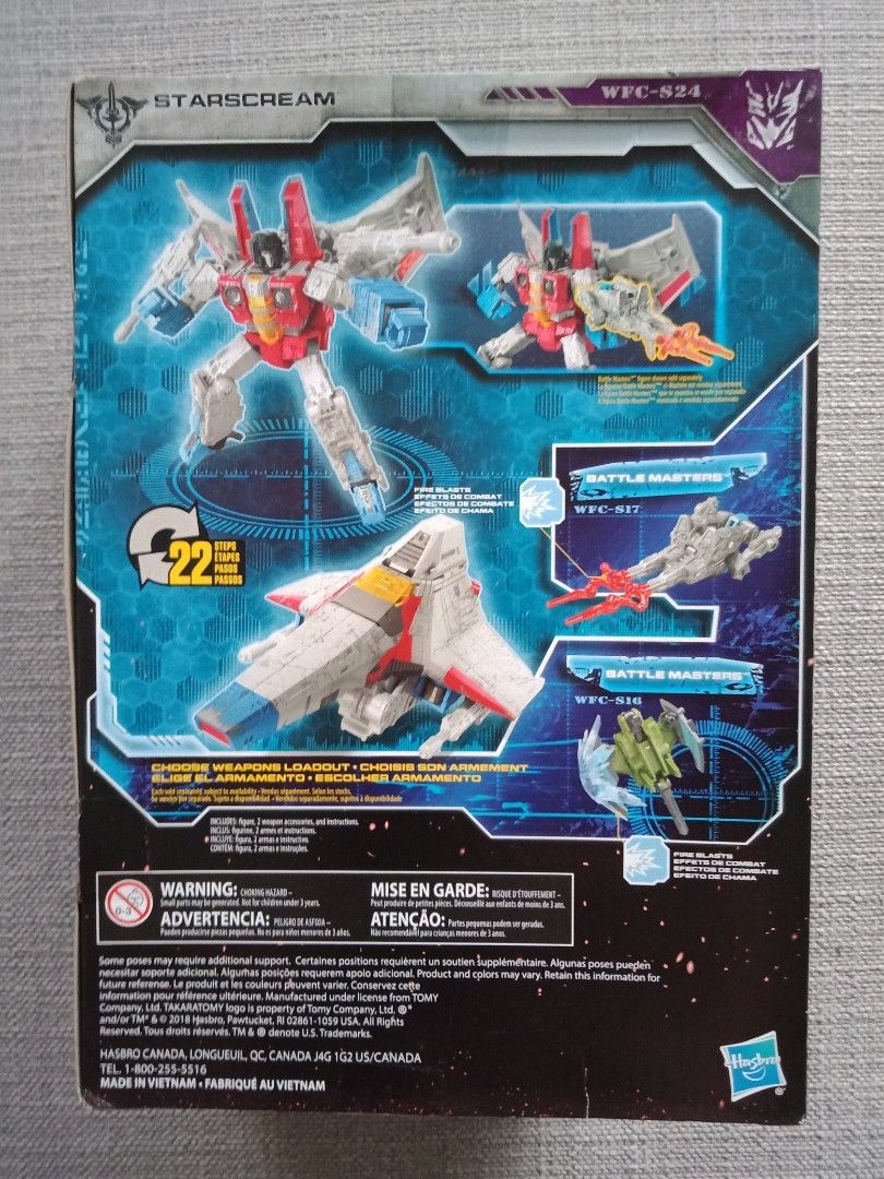 Transformers Generation Siege WFC Starscream, Hobbies & Toys, Toys ...