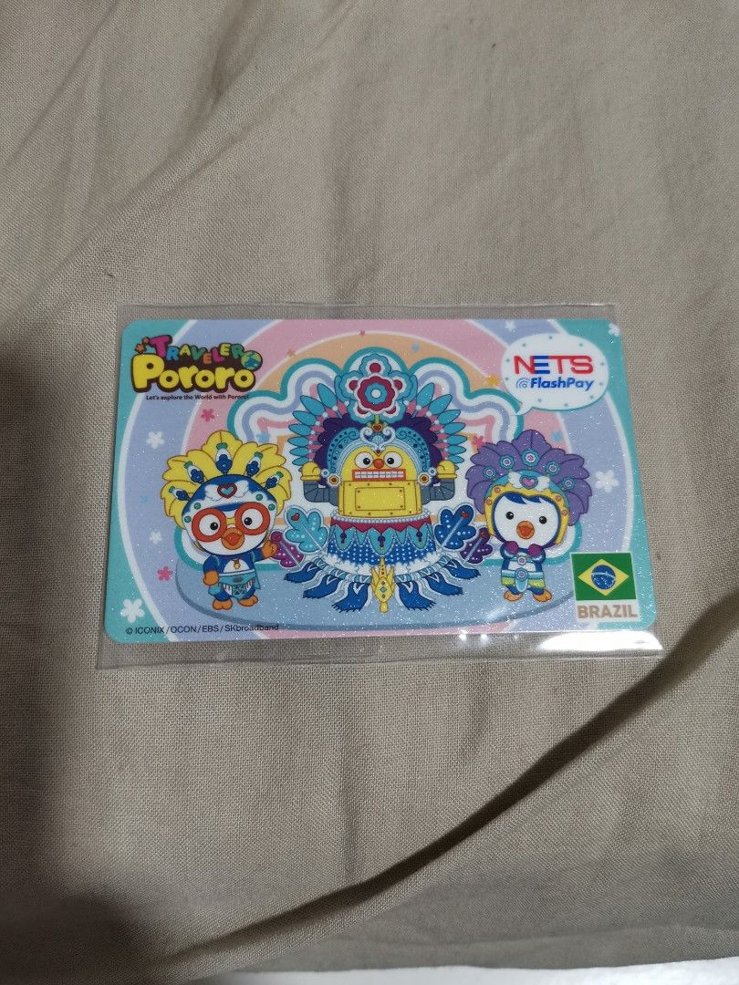 Traveler Pororo Nets Flashpay card, Hobbies & Toys, Travel, Travel ...